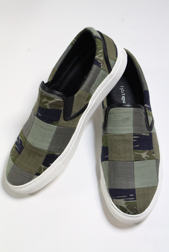 Re-make slip on - real military fabric | 1piu1uguale3 Osaka - ウノピゥウノウ ...
